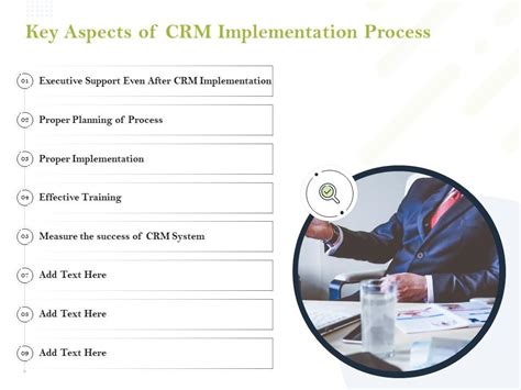 Key Aspects Of CRM Implementation Process Ppt Powerpoint Portfolio Templates PowerPoint Slides