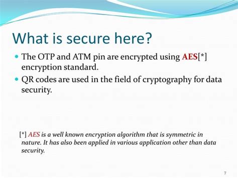 Qr Code Based Secure Otp Distribution Scheme For Online Banking Ppt