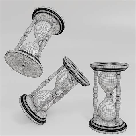 3d Hourglass Model Turbosquid 2001074