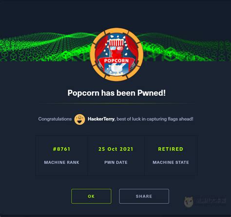 Hackthebox Popcorn Hackerterrys Blog