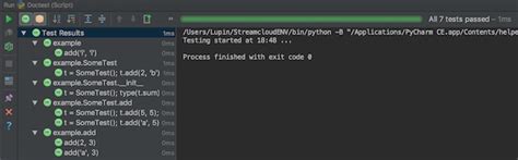 Simple Doctests With Pycharm Ce Softwaretester
