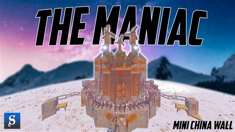 The Maniac Open Core Wide Gap Mini China Wall RUST Base Design 2022 SHOWCASE YouTube