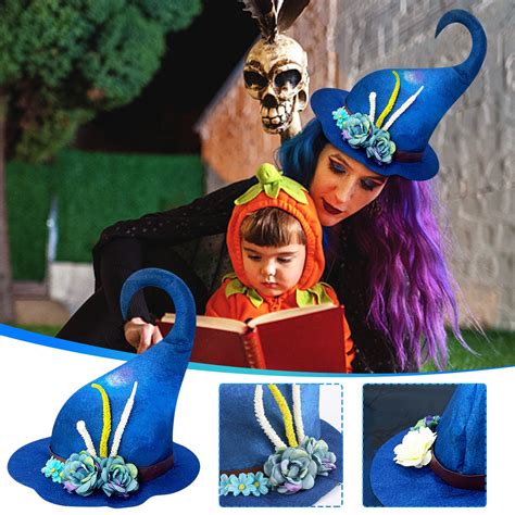 Cpengpj Clearance Wicked Witch Hat Halloween Witch Hat Women Witch