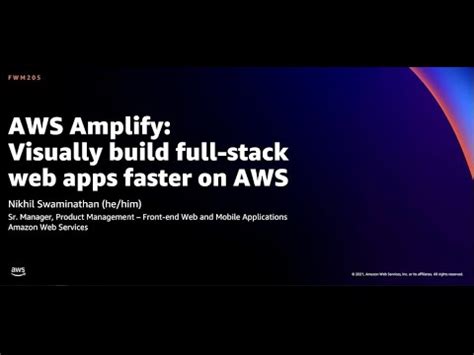 AWS re:Invent 2021 - {New Launch} AWS Amplify Studio: Visually build ...