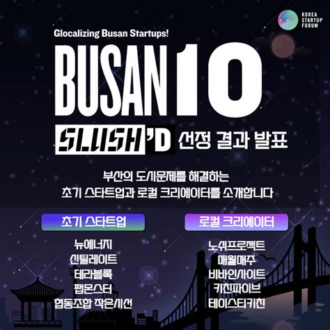 부산 슬러시드 도시 문제 해결 방안 발표할 ‘슬러시드 10 선정 전자신문