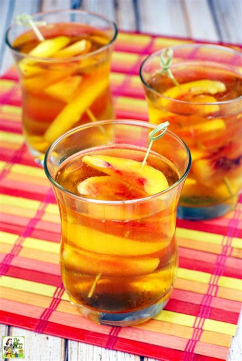 Peach Whiskey Cocktail This Mama Cooks On A Diet