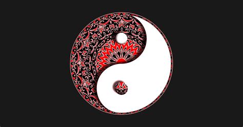Ying Yang Circular Pattern Ying Yang T Shirt Teepublic
