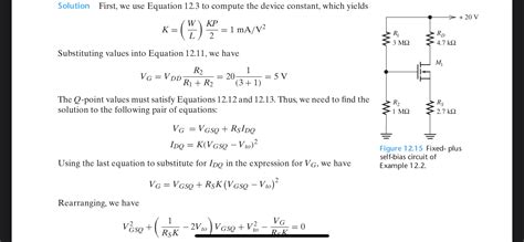 Self Bias FET Circuit Engineering Stack Exchange