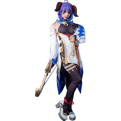 Buy Cosfun Game Keqing Mona Lisa Cosplay Costume Full Sets Multiple