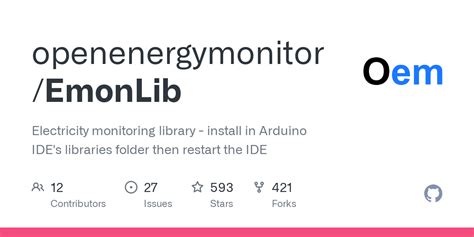 Github Openenergymonitor Emonlib Electricity Monitoring Library Install In Arduino Ide S