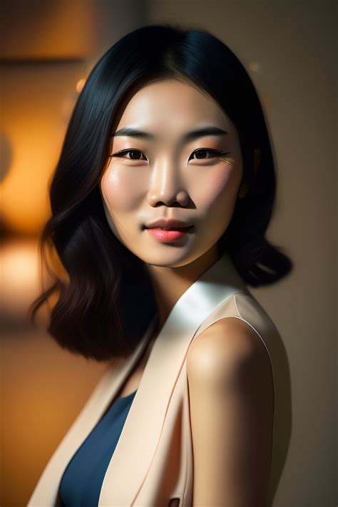 Lexica Cute Asian Girl And High Cheekbones