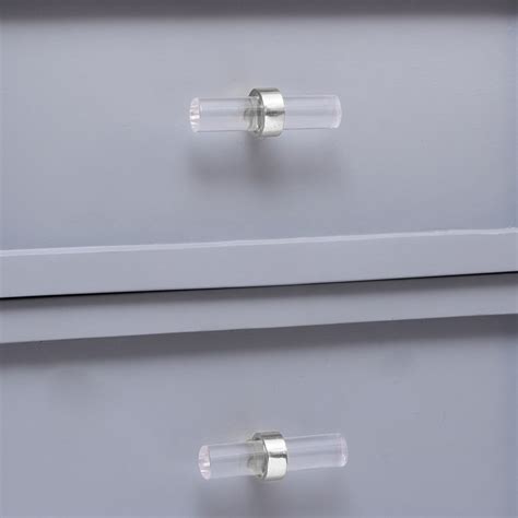 Acrylic Cabinet Knobs Dresser Pulls