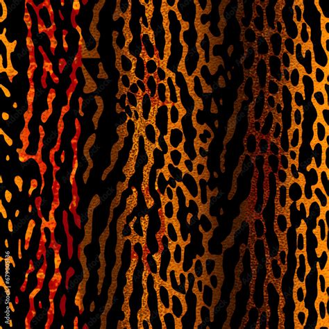 The Image You Sent Shows A Close Up Of A Leopard Print On A Black