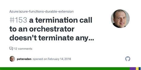 A Termination Call To An Orchestrator Doesnt Terminate Any Sub Orchestrations It Started
