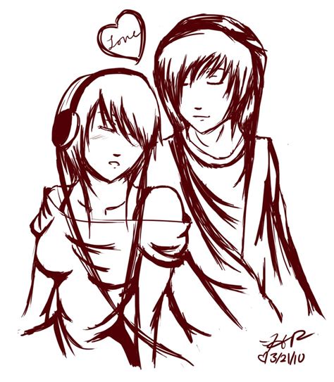 Anime Couple Drawing Tumblr