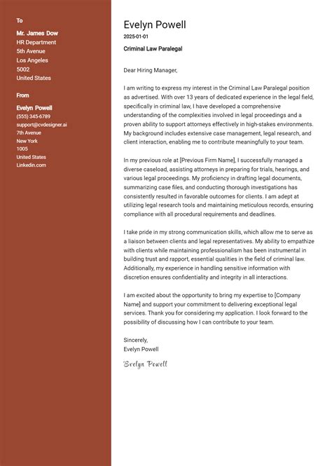 21 Legal Secretary Cover Letter Examples And Templates For 2025 With