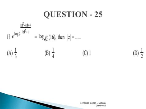 Extra Practice Problems Complex Numbers Class Xi Module 3 Ppt Free Download