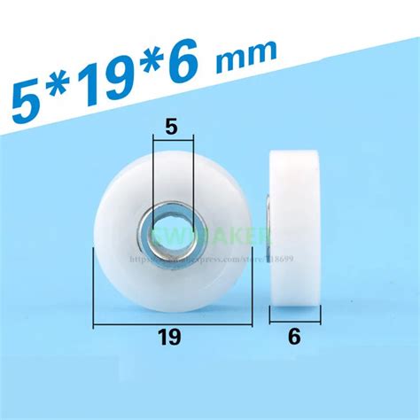 1pcs 5196mm Pom Plastic Bearing Pulley Instead Of Japanese Tok