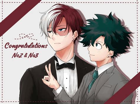 Boku No Hero Academia Todoroki Shouto Midoriya Izuku My Hero