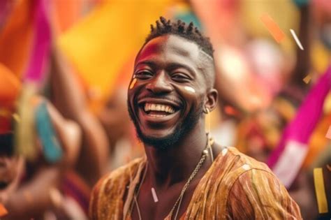 Premium Ai Image Guy At Pride Parade March Festival Outdoor Event