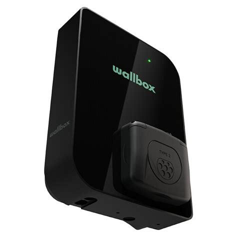 Wallbox Cargador para automóvil Copper SB 22 kW 32 A Negro BAUHAUS