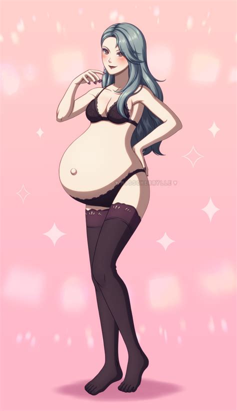 Rule 34 1girls Adricarra Belly Big Belly Bra Female Grey Hair