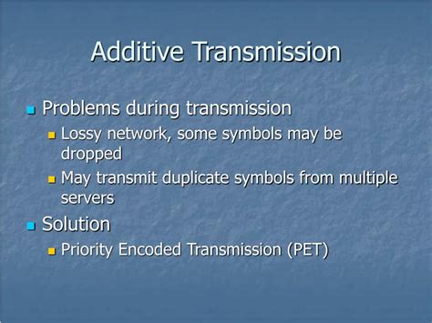 Ppt Efficient And Flexible Parallel Retrieval Using Priority Encoded Transmission2004