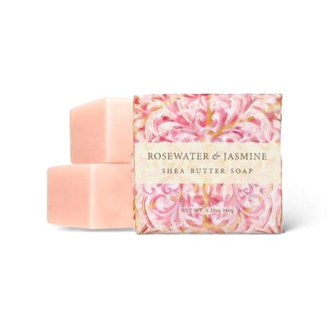 Rosewater And Jasmine Shea Butter Soap By Greenwich Bay Trading Co