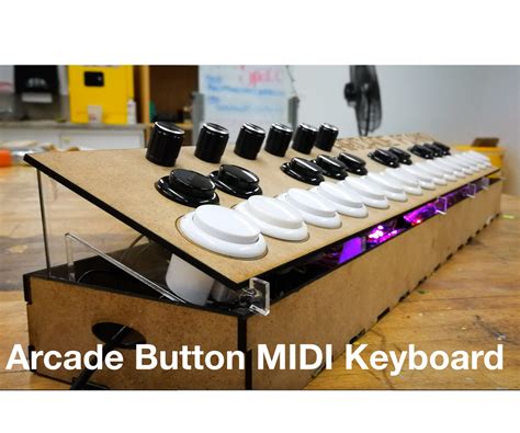 arcade button midi keyboard 7 steps with pictures instructables
