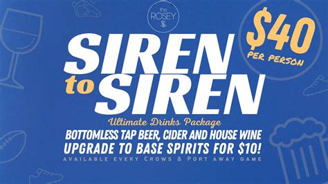The Rosey Introducing Our New Siren To Siren Package 🏉 Facebook
