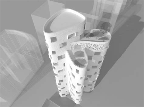 Ceramic Cladding On A Curved Tower Chapman Taylor