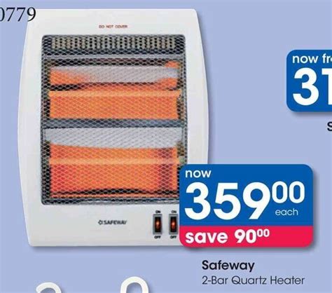 Safeway 2 Bar Quartz Heater Offer At Clicks