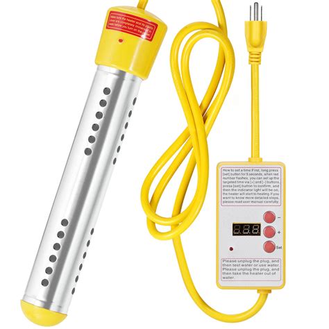 Immersion Water Heater Haster 2000w Square With Switch Bucket Heater