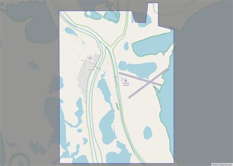 Map Of Selawik City Thong Thai Real