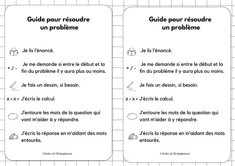 Guide Pas à Pas Pour Résoudre Un Problème