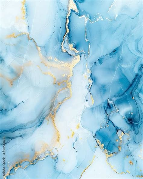 Abstract Pastel Blue Marble Texture Background Blue Marble Background