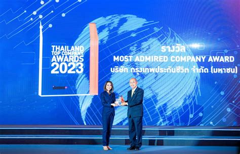 กรุงเทพประกันชีวิต ตอกย้ำความเป็นเลิศคว้ารางวัลสุดยอดองค์กรครองใจ