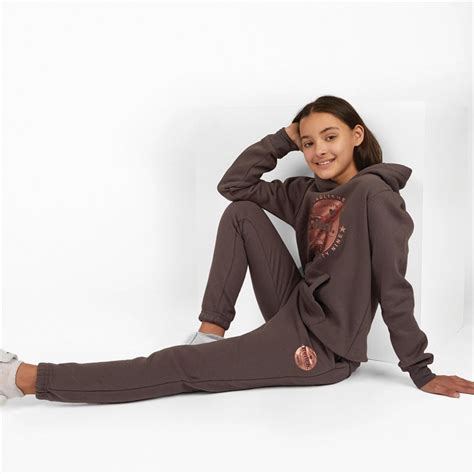 Buy Bench Girls Fione Tracksuit Charcoal