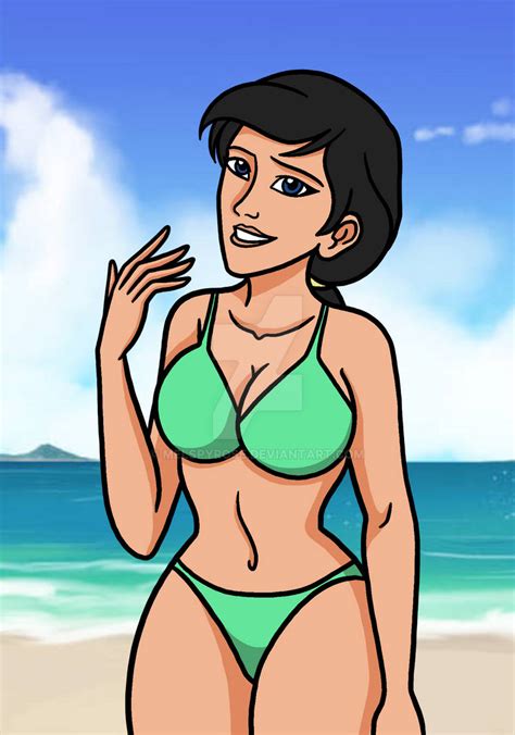 June Darby At The Beach By Melspyrose On Deviantart