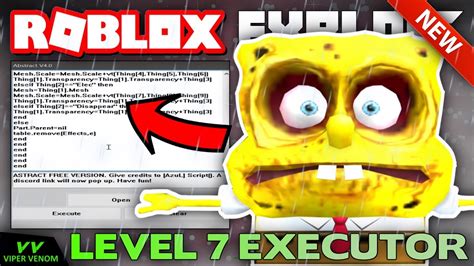New Roblox Exploit Abstract Patched Full Level 7 Script Executor No