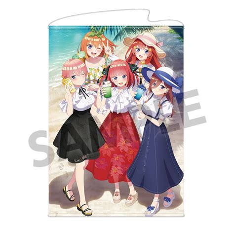 五等分の花嫁∽ 描き下ろしb1タペストリー バカンスver｜アニメ・キャラクターコラボグッズのecならeeo Store（イーオストア）