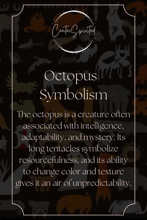 Octopus Symbolism And Meaning Power Totem And Spirit Animal