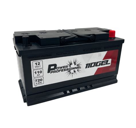 Batterie à décharge lente GEL 12V 110 Ah Camping Car Batteries