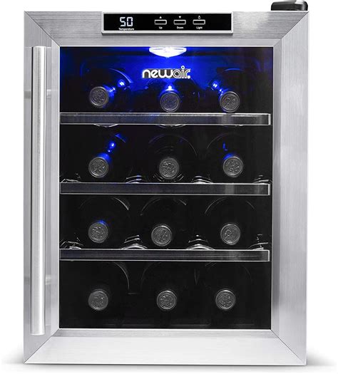 Newair Quiet Thermoelectric Wine Fridge 12 Bottles Aw 121e Warehouse B