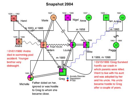 Genogram Timeline Snapshots Genogram Analytics Genogram Example