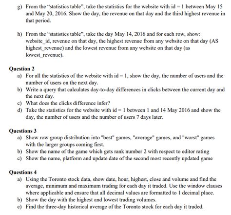 Solved This Is The Database Im Using This Is A Sql Coding Chegg Com