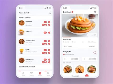 Premium Photo Food Delivery Mobile App Ui Ux Design Concept Ai Generated