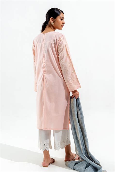 2 Piece Embroidered Dyed Lawn Suit Luxury Pret Beechtree