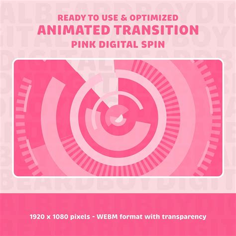 Twitch Stinger Transition Rainbow Circle Obs Stream Assets Stinger Youtube Minimal Simple