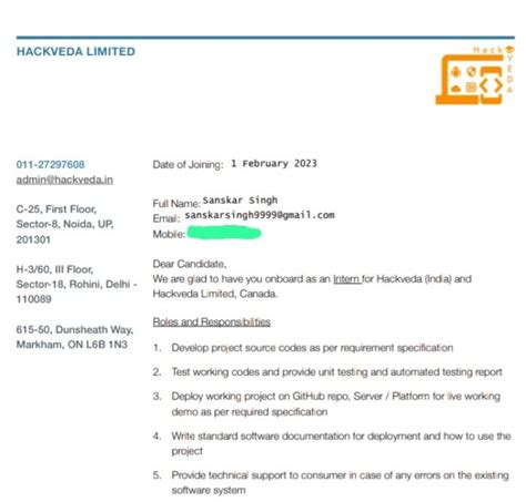 Sanskar Singh On Linkedin Internship2023 Javadevelopement Hackveda Opportunity